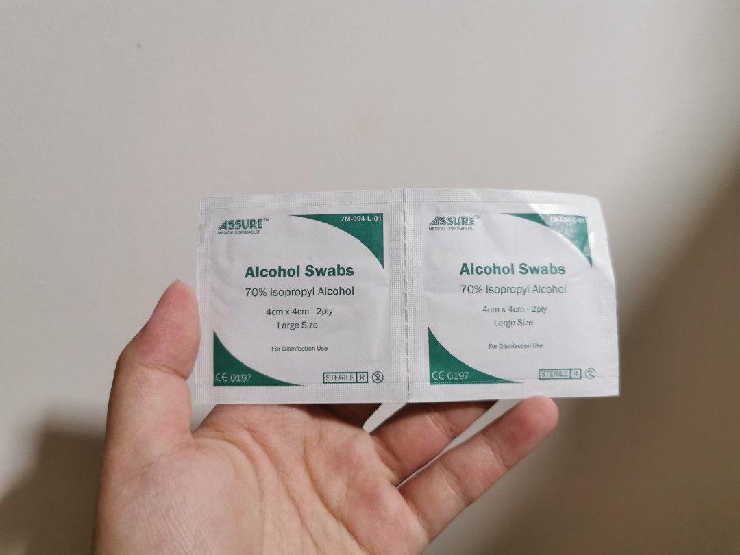 Assure alcohol swap 2ply, Health & Nutrition, Medical Supplies & Tools ...
