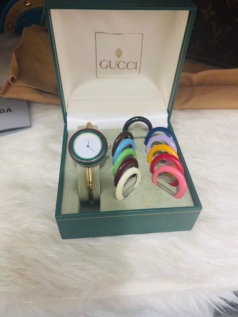 AUTHENTIC GUCCI BEZEL WATCH, Luxury, Watches on Carousell