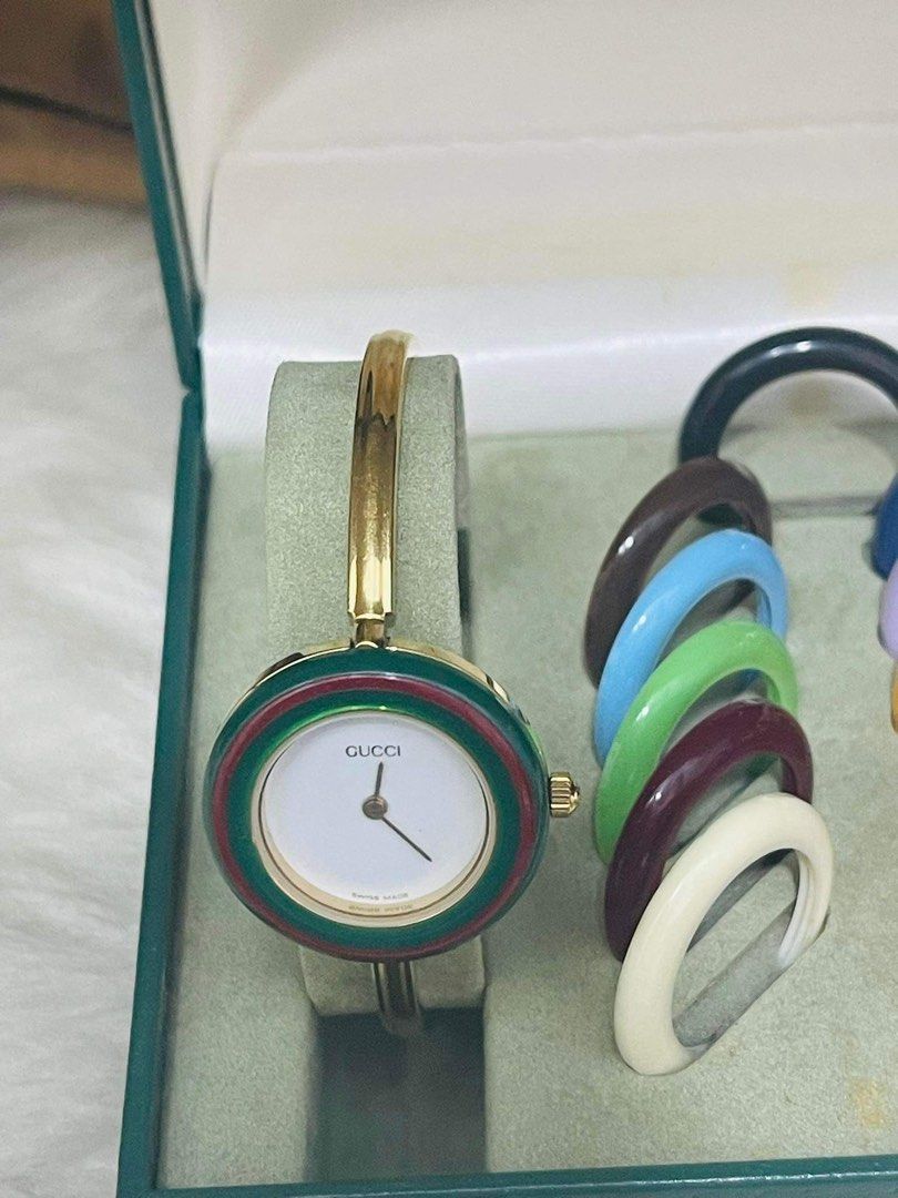 AUTHENTIC GUCCI BEZEL WATCH, Luxury, Watches on Carousell