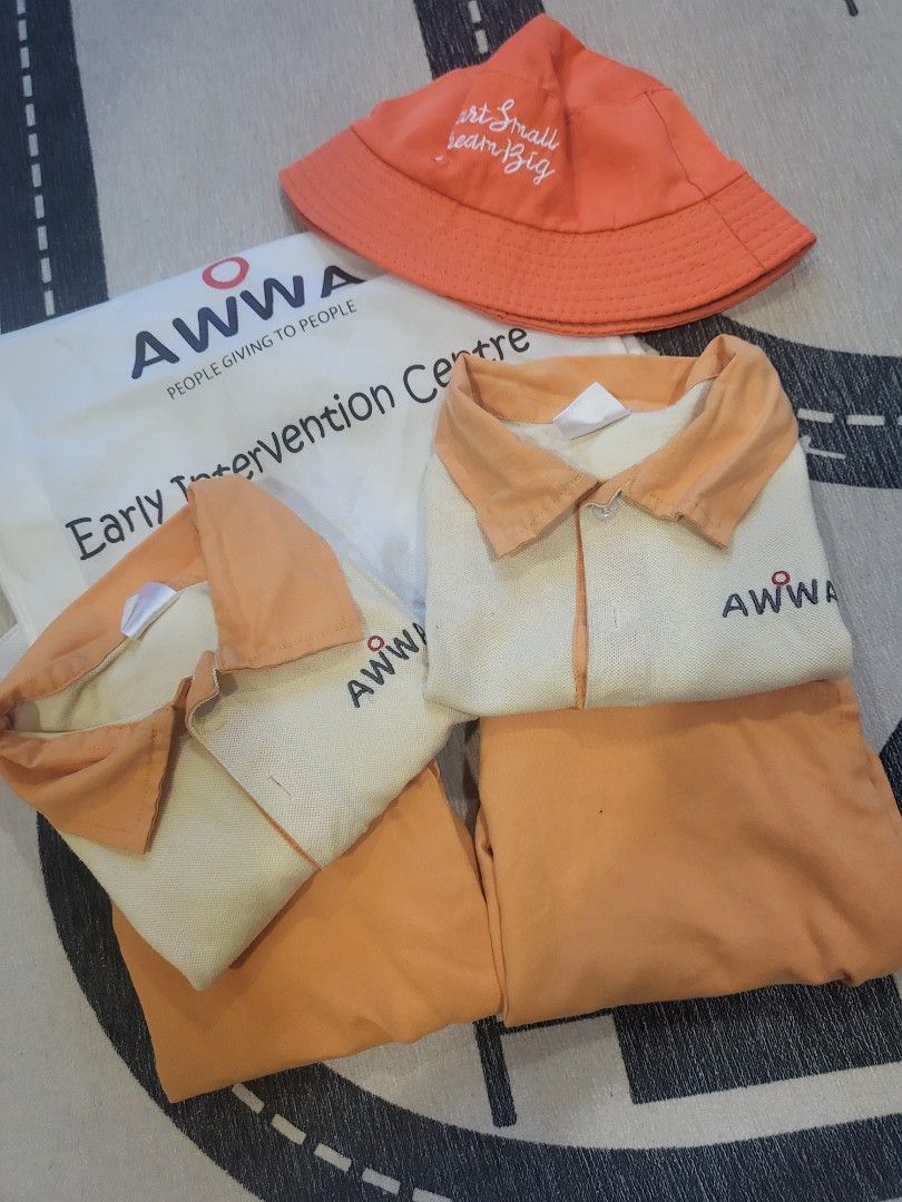 Awwa uniform + bucket hat, Babies & Kids, Babies & Kids Fashion on ...