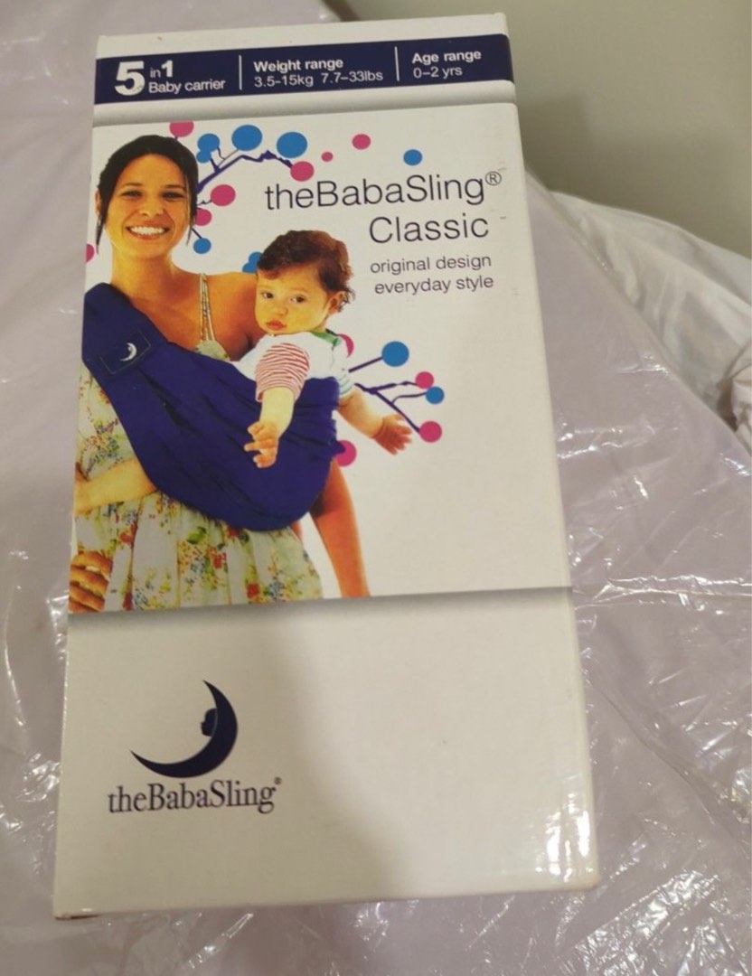 Baba Sling Carrier Blue, Babies & Kids, Baby Nursery & Kids Furniture ...
