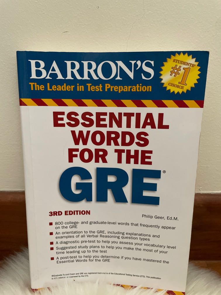 Barron’s Essential Words for the GRE, Hobbies & Toys, Books & Magazines ...