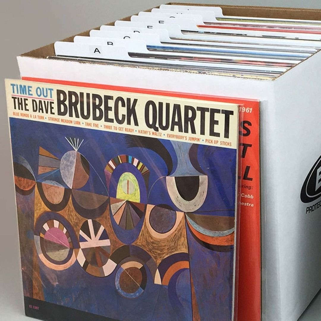 BCW 33 RPM (12'') Vinyl / Record Box and 3 Dividers Bundle, Furniture ...