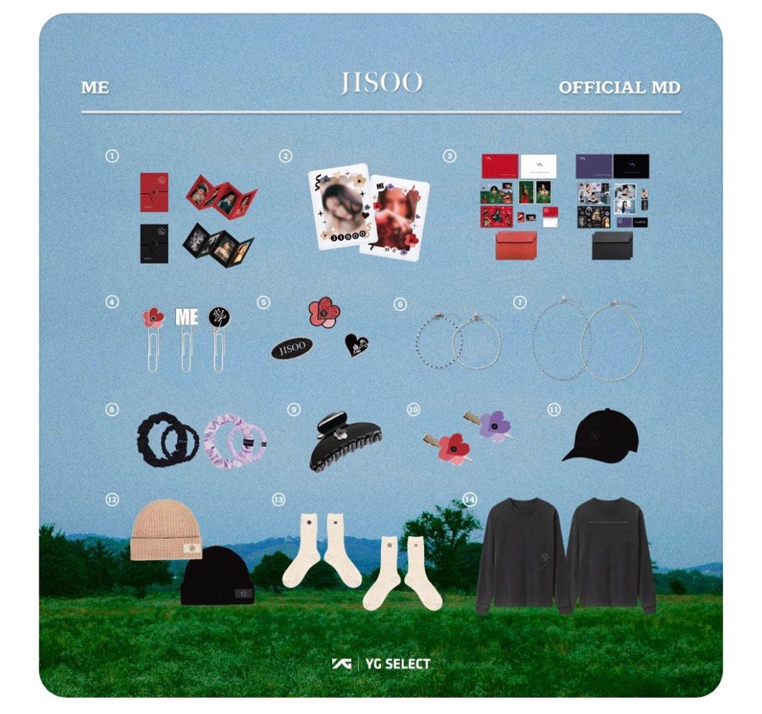 BLACKPINK JISOO OFFICIAL ALBUM MERCH, Hobbies & Toys, Memorabilia ...