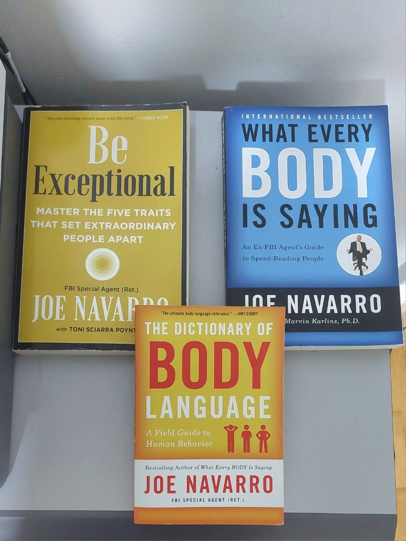 Books by Joe Navarro (Body Language), Hobbies & Toys, Books & Magazines ...