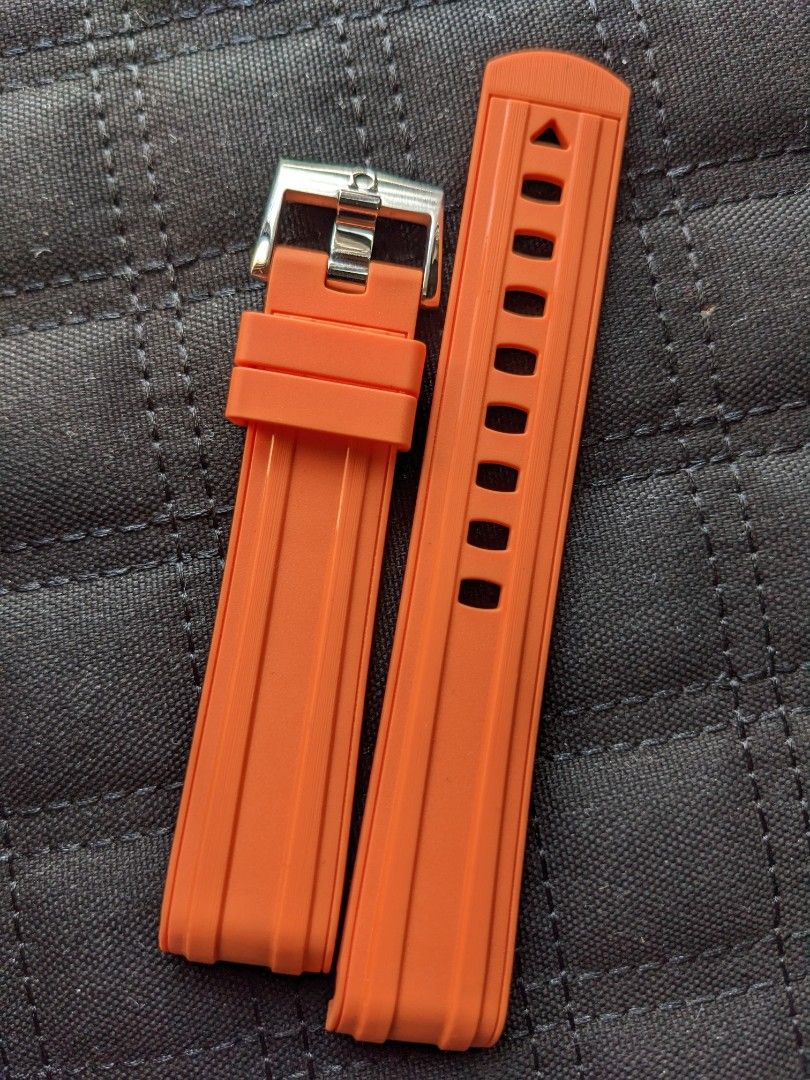Brand New Aftermarket Orange Omega Rubber Strap Mission to Jupiter ...