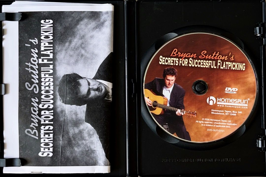 Bryan Sutton's Secrets For Successful Flatpicking Instructional DVD (Original), Hobbies & Toys ...