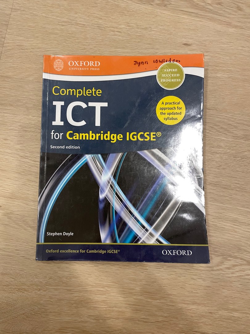 cambridge IGCSE ICT coursebook/ textbooks, Hobbies & Toys, Books ...