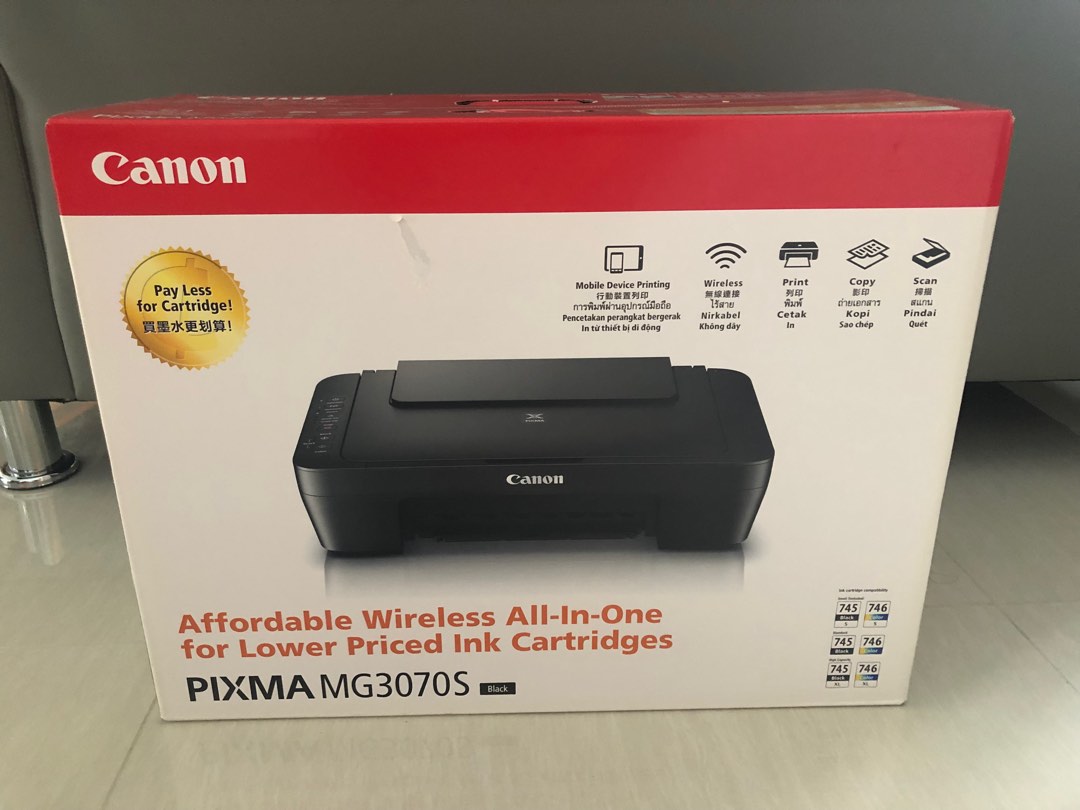 Canon PIXMA MG3070S, Computers & Tech, Printers, Scanners & Copiers on ...