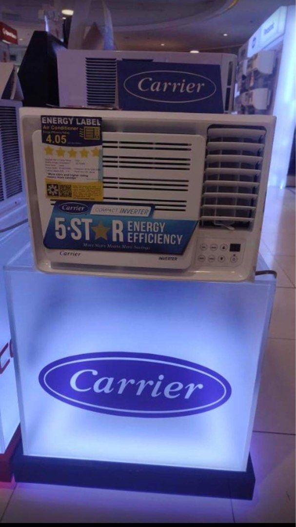 CARRIER WINDOW TYPE NON INVERTER AND INVERTER AIRCON, TV & Home ...