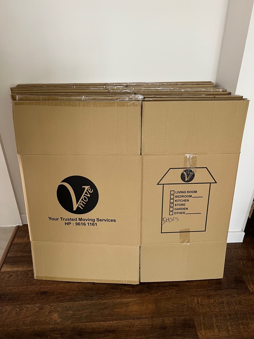 Carton boxes for moving, Furniture & Home Living, Home Improvement ...