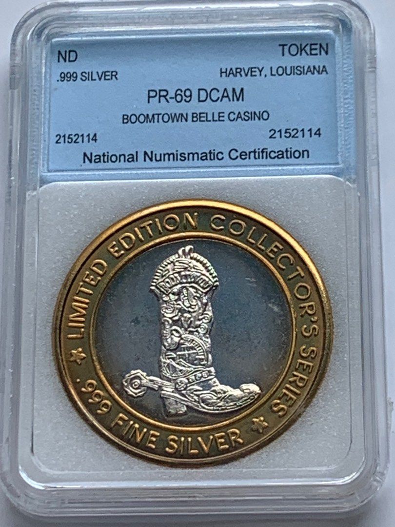 Casino Silver Gaming Token, Hobbies & Toys, Memorabilia & Collectibles ...