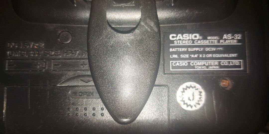 CASIO AS 32 BBS STEREO CASSETTE PLAYER, Audio, Portable Music Players ...