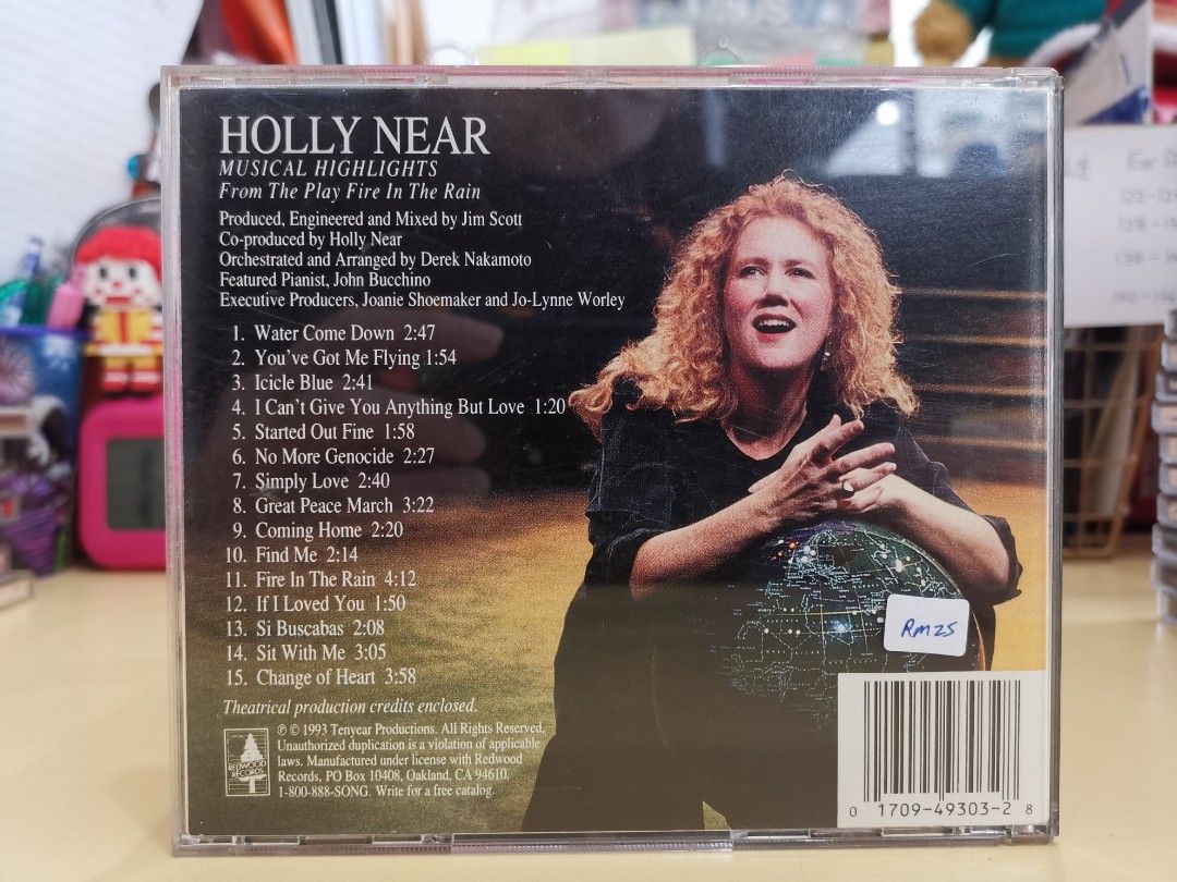 (CD) HOLLY NEAR Musical Highlights From The Play Fire In The Rain ...