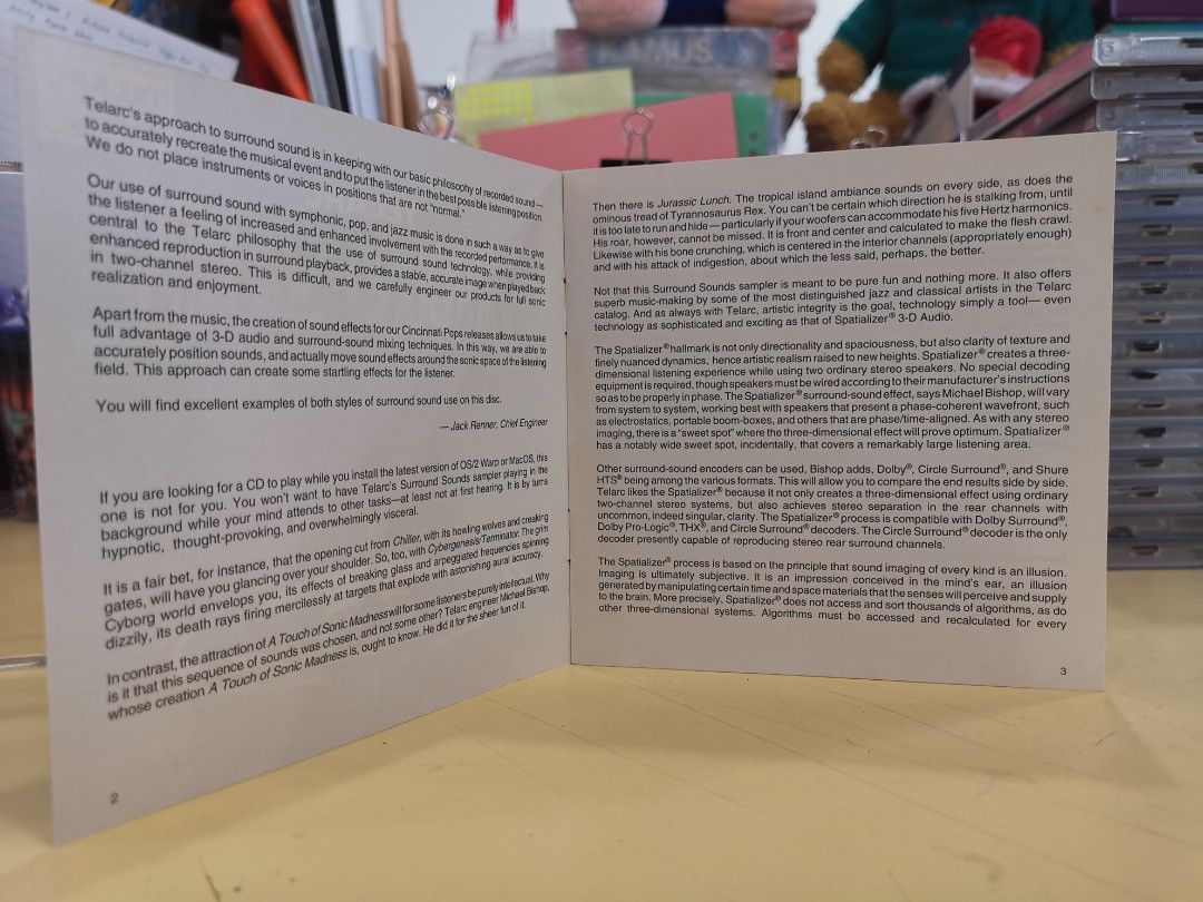 (CD) TELARC Surround Sounds A Musical And Sonic Spectacular In Surround ...