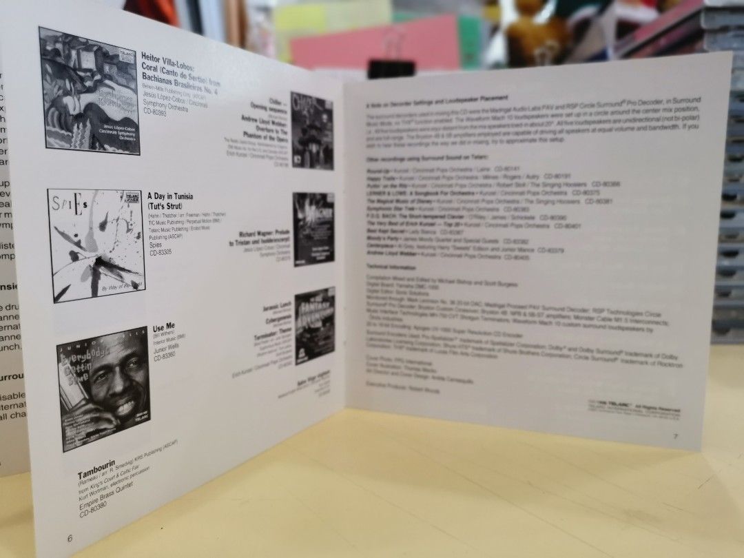 (CD) TELARC Surround Sounds A Musical And Sonic Spectacular In Surround ...