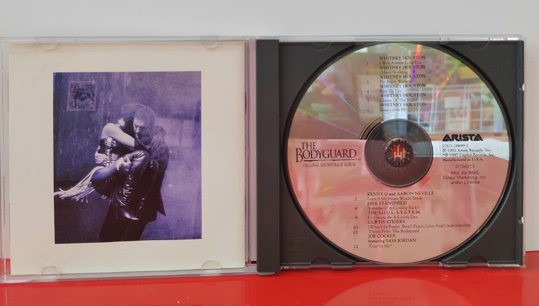 (CD) The BodyGuard Original SoundTrack Album , Hobbies & Toys, Music ...