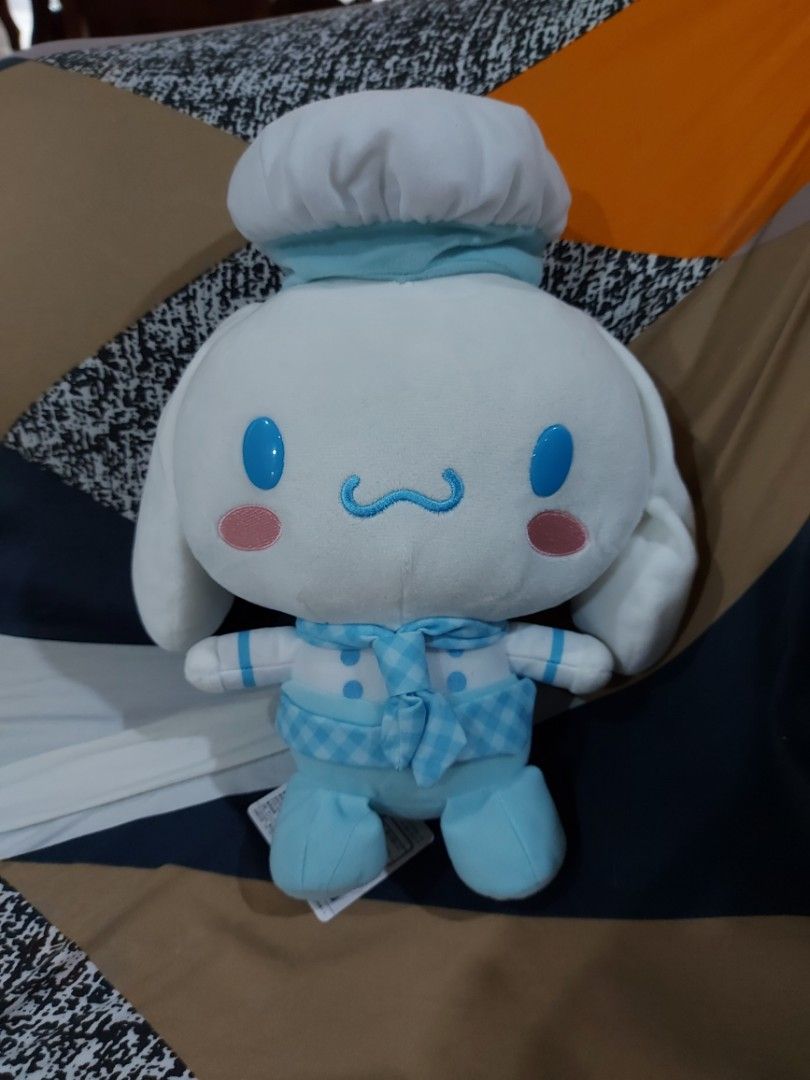 Cinnamoroll Pastry Chef Stuffed Toy, Hobbies & Toys, Toys & Games on ...