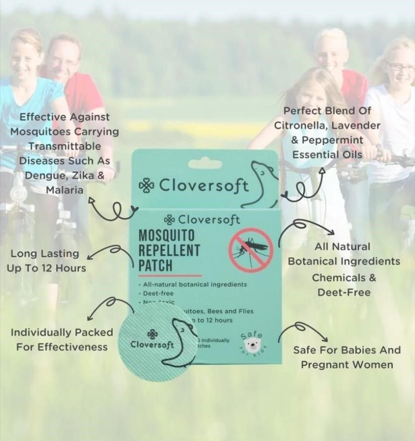 Cloversoft Children Kids Garden Insects Mosquito Repellent Patch (10pcs ...