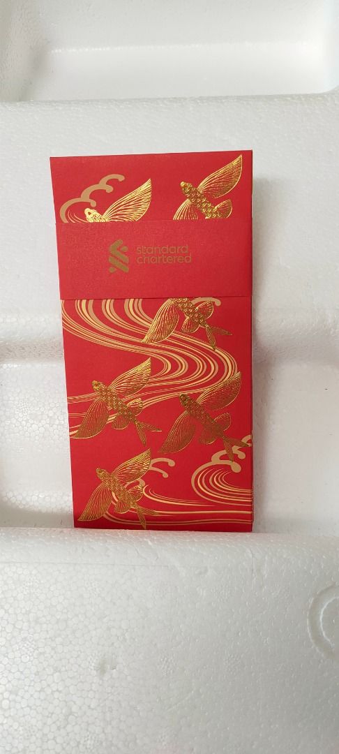 CNY Red Packets (2023 Standard Chartered Bank) Ang Pao Packets, Hobbies ...
