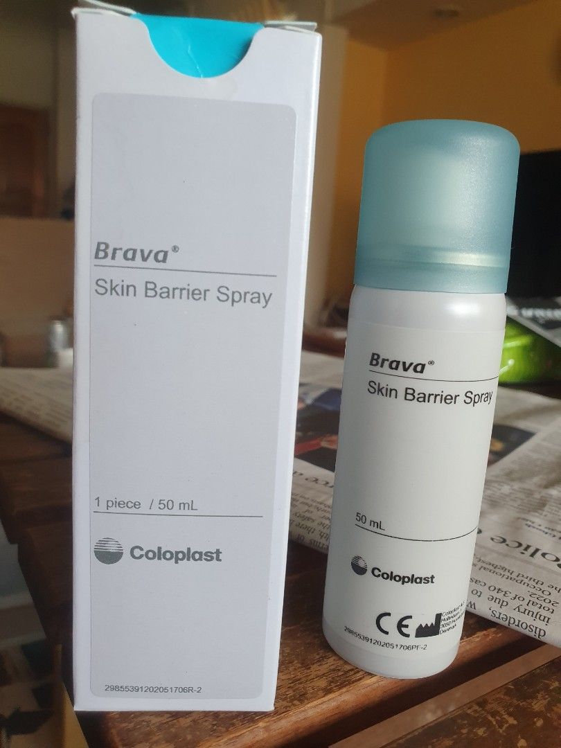 Coloplast Brava Skin Barrier Spray, Health & Nutrition, Medical ...