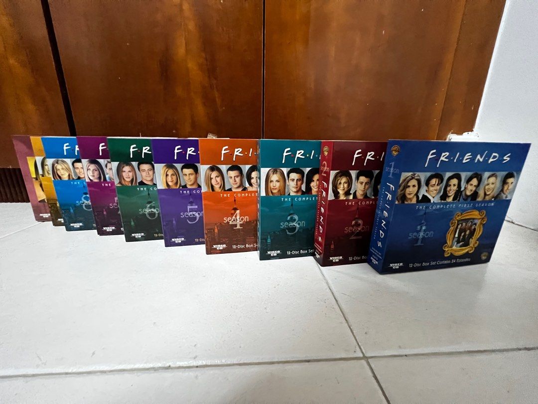 Complete set of FRIENDS VCD Season 1-10, Hobbies & Toys, Music & Media ...