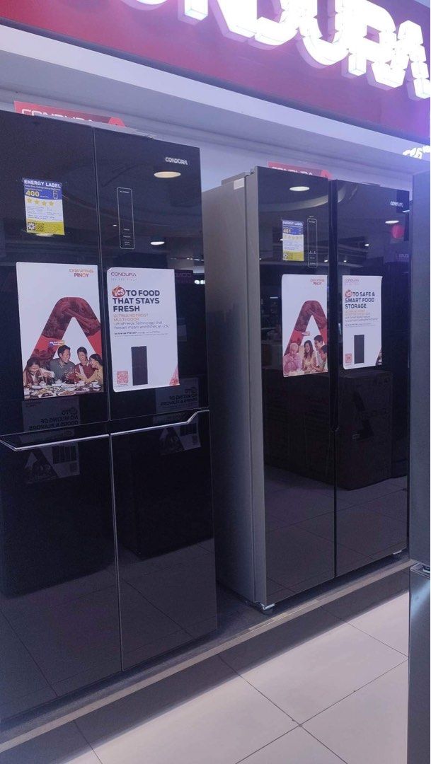 CONDURA SIDE BY SIDE AND MULTI DOOR NO FROST INVERTER REFRIGERATOR, TV ...