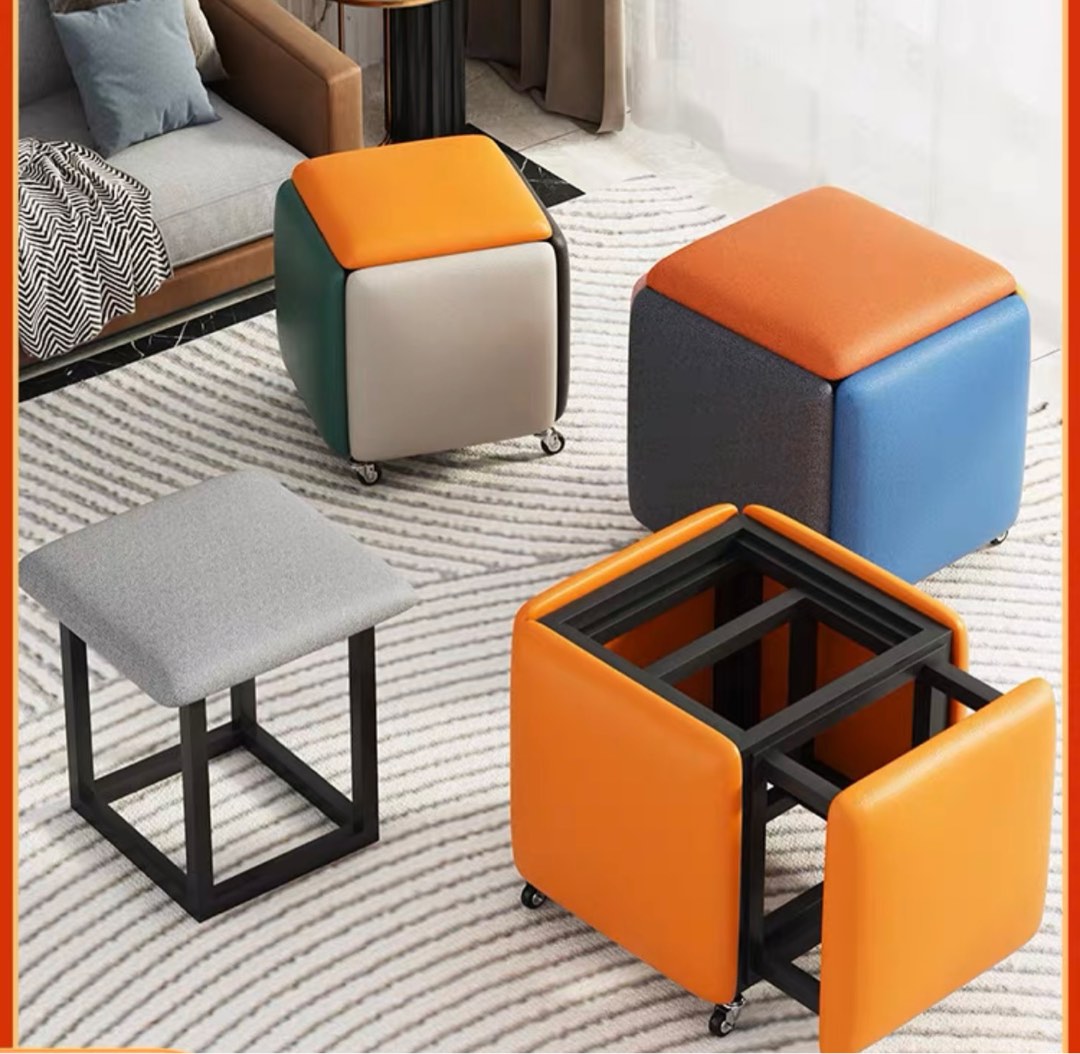 Cubic Chair Assemble 5 in 1, Furniture & Home Living, Furniture, Chairs ...
