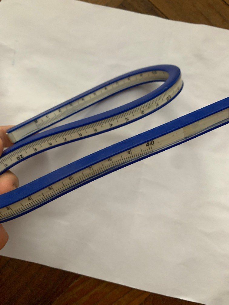 Curved flexible bendy ruler, Hobbies & Toys, Stationery & Craft ...
