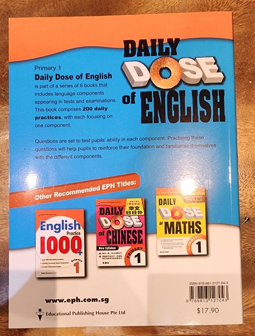 Daily Dose English Primary 1 P1, Hobbies & Toys, Books & Magazines ...