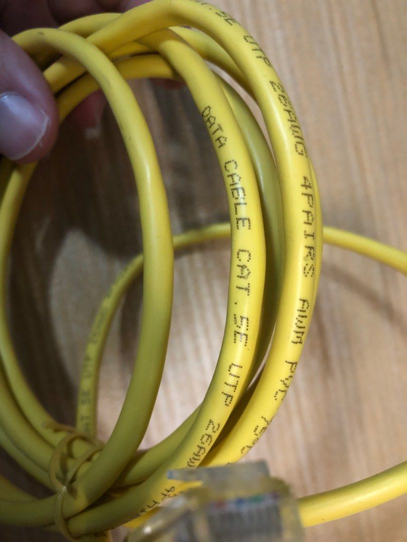 Data Cable CAT 5E, Computers & Tech, Parts & Accessories, Cables ...