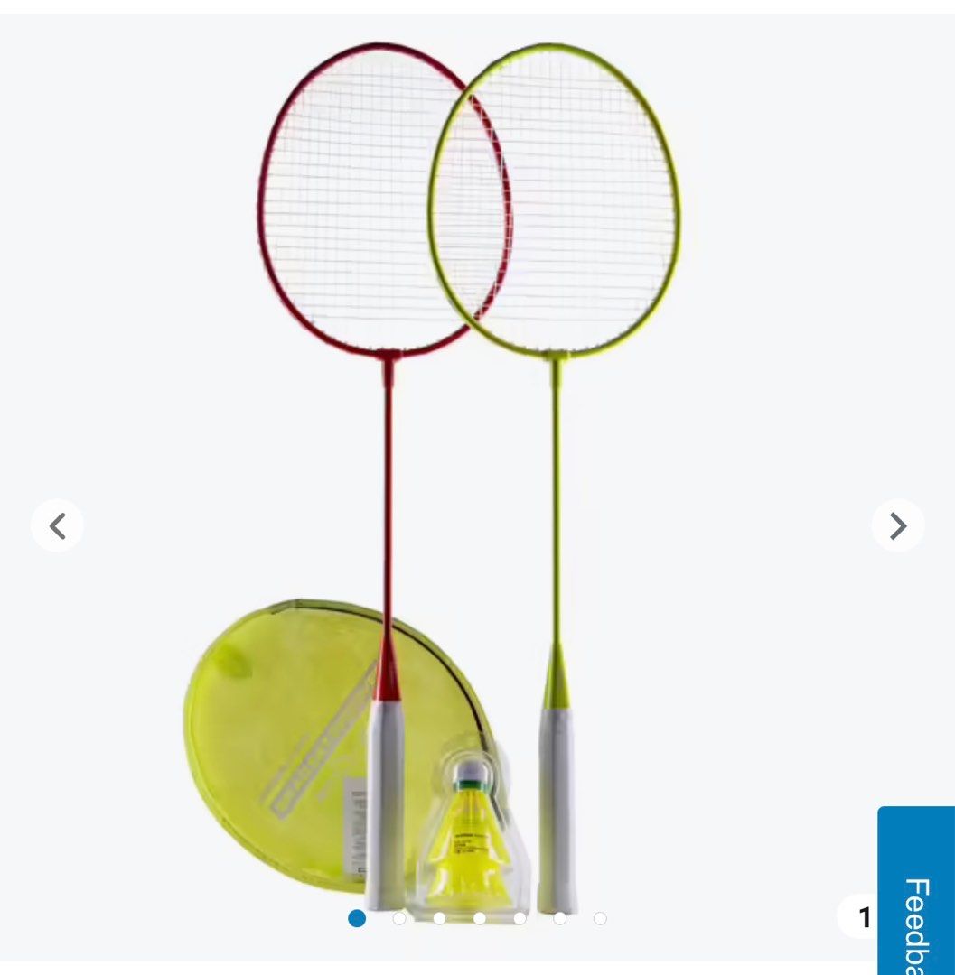 Decathlon badminton racket set, Sports Equipment, Sports & Games ...