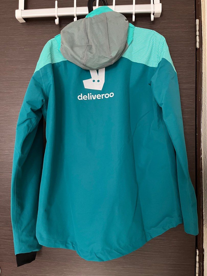 Deliveroo Rain Jakcet, Motorcycles, Motorcycle Apparel on Carousell