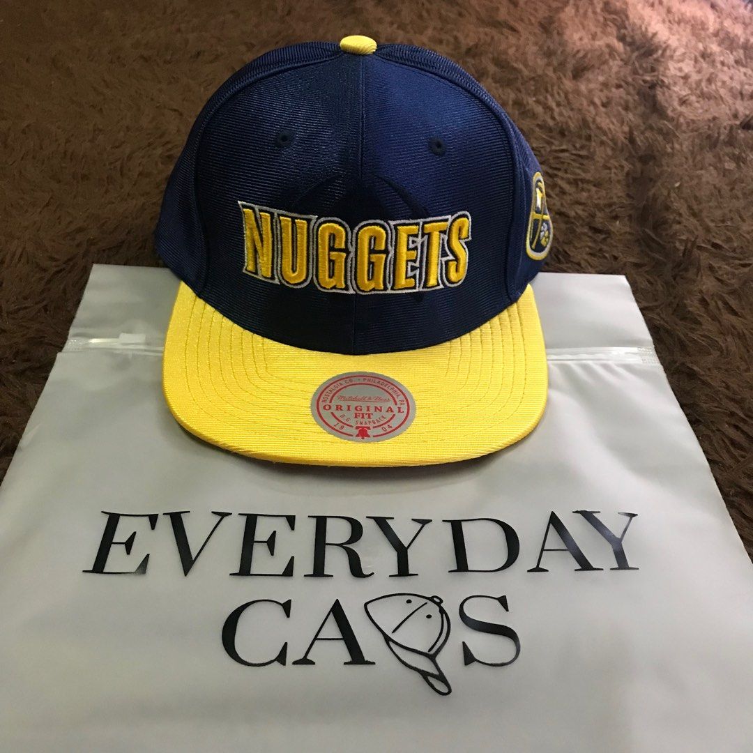 Denver Nuggets word mark cap by Mitchell & Ness, Men's Fashion, Watches ...