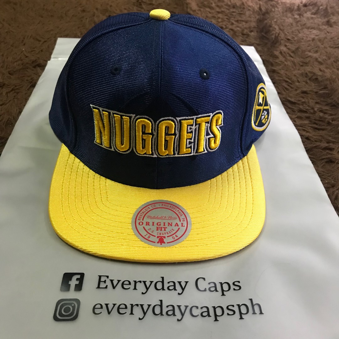 Denver Nuggets word mark cap by Mitchell & Ness, Men's Fashion, Watches ...