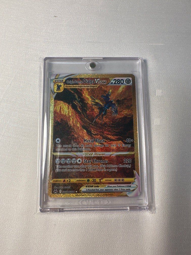 Dialga Gold Crown Zenith Secret Rare Mint, Hobbies & Toys, Toys & Games ...