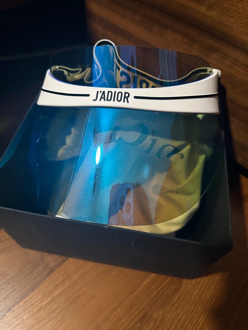 Dior Tinted Blue Visor, Women's Fashion, Watches & Accessories ...
