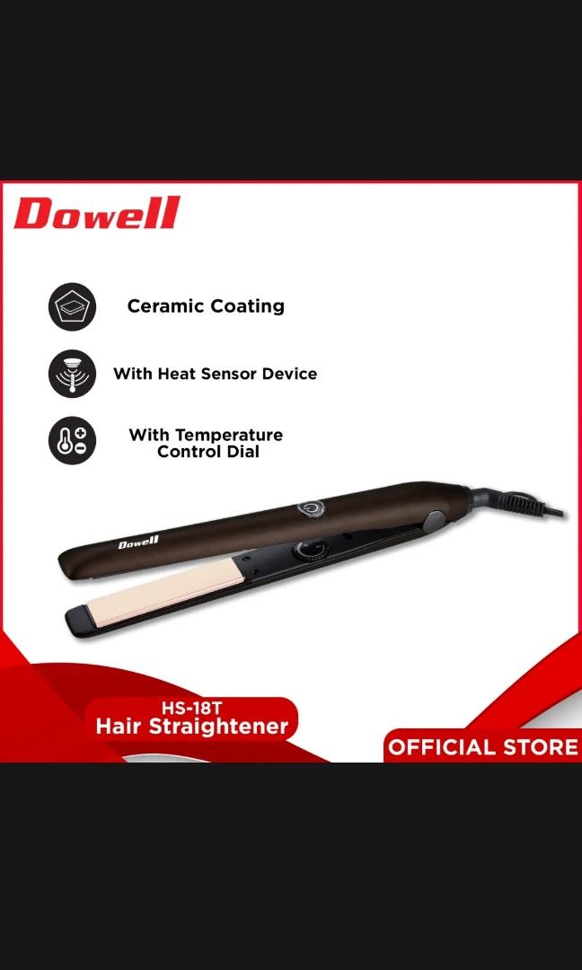 Dowell HS-18T Hair Iron Straightener on Carousell