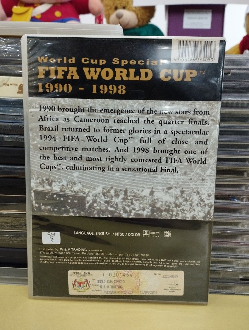 (DVD) World Cup Special Fifa World Cup 1990-1998, Hobbies & Toys, Music & Media, CDs & DVDs on ...