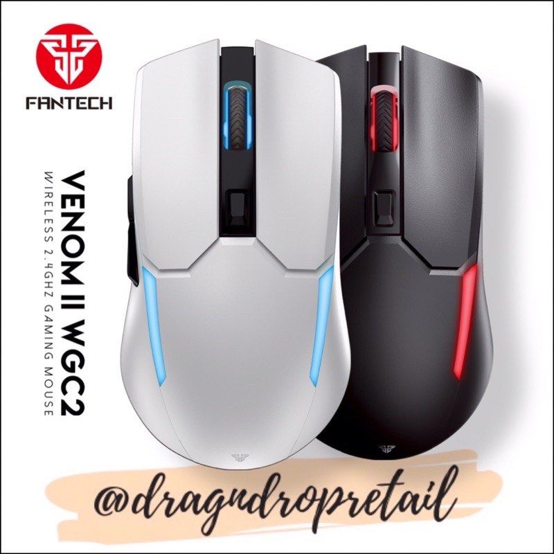 FANTECH VENOM II WGC2 Rechargeable Wireless 2.4GHz Pro-Gaming Mouse ...