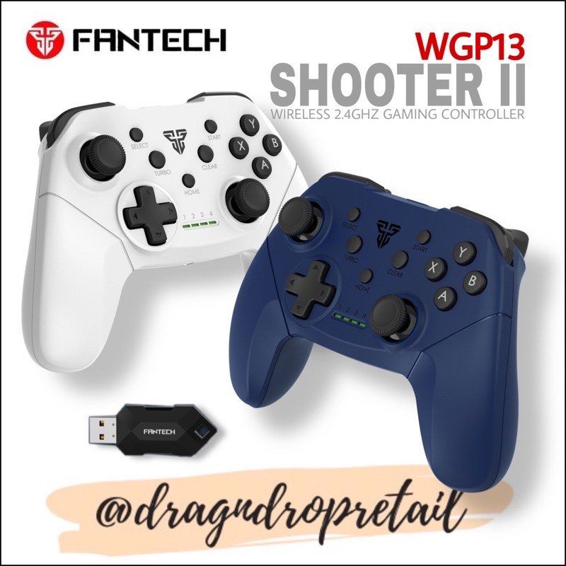 FANTECH WGP13 SHOOTER II Wireless 2.4GHz Gaming Controller Joystick for PC / PS3, Video Gaming ...