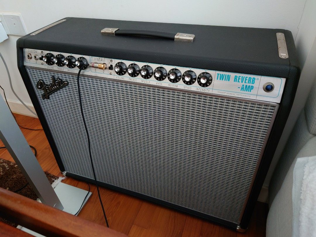 Fender 68 Custom Twin Reverb Guitar Amplifier, Hobbies & Toys, Music ...