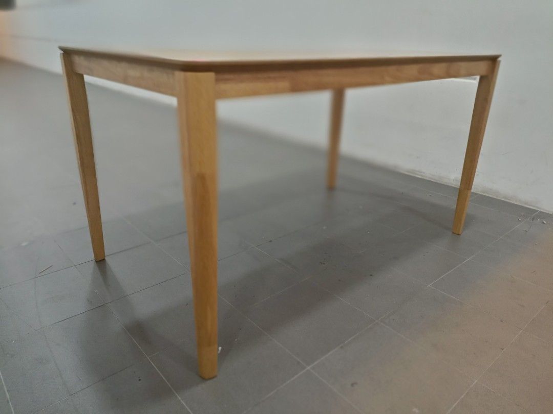 FODRO Dining Table in OAK, Furniture & Home Living, Furniture, Tables ...