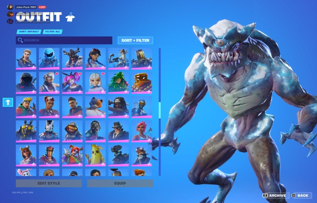 Fortnite account STACKED, Video Gaming, Video Games, Others on Carousell