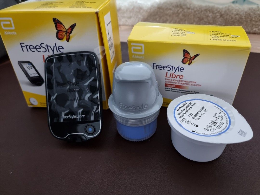 Freestyle Libre Continuous Glucose Monitor, Health & Nutrition, Health ...