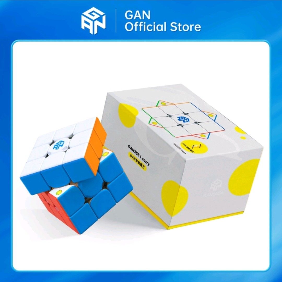 GAN CUBE GAN356 i Carry Stickerless CubeSmart Cube 3x3 Speed Cube ...