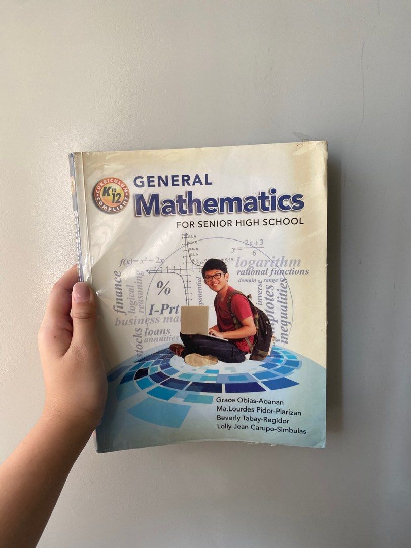 General Mathematics book for Senior High School textbook, Hobbies ...