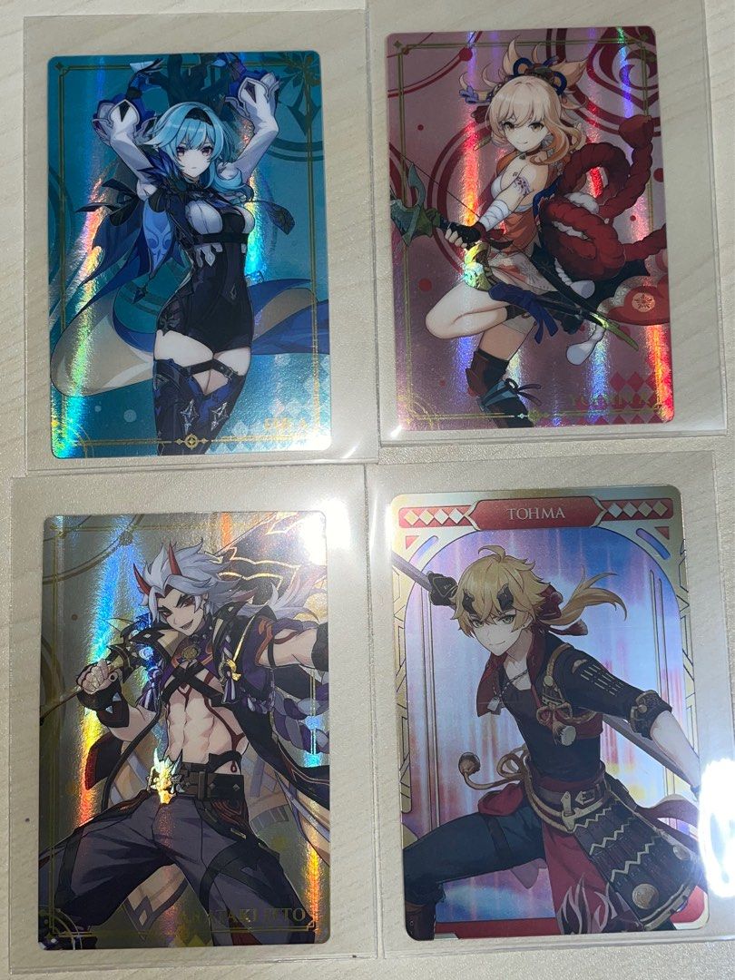 Genshin Impact cards, Hobbies & Toys, Toys & Games on Carousell
