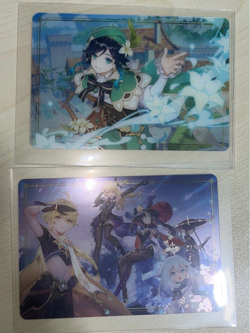 Genshin Impact cards, Hobbies & Toys, Toys & Games on Carousell