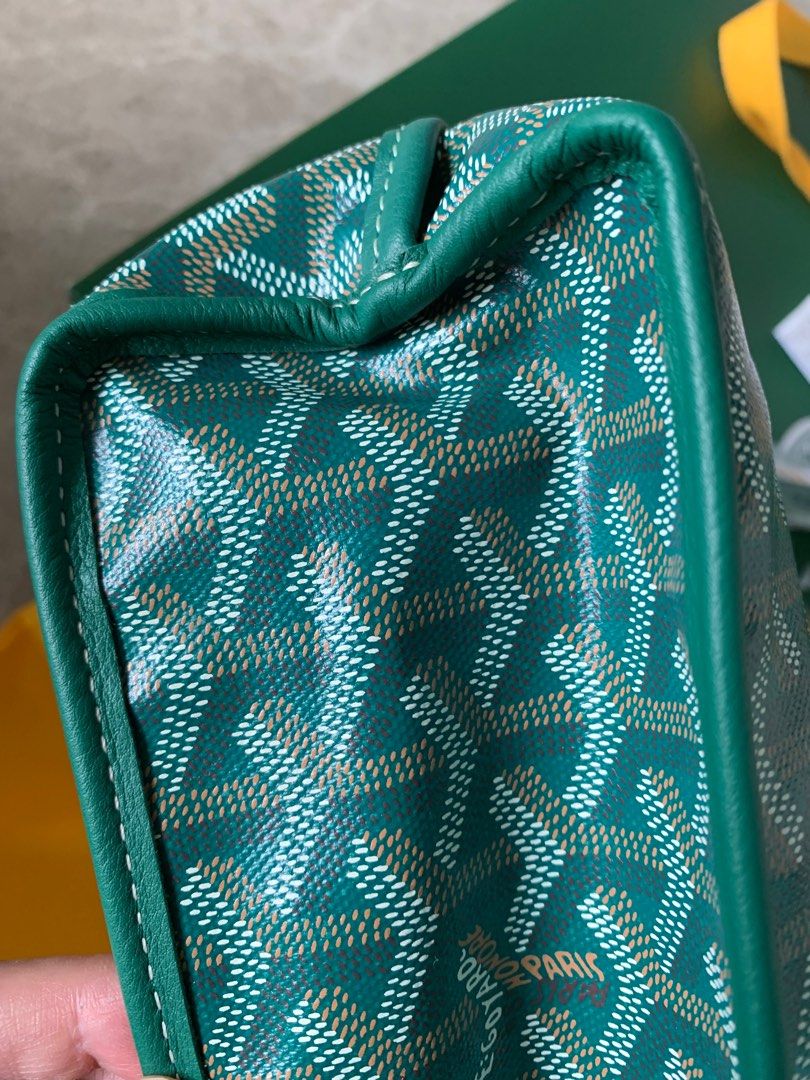 Goyard mini Anjou green, Luxury, Bags & Wallets on Carousell